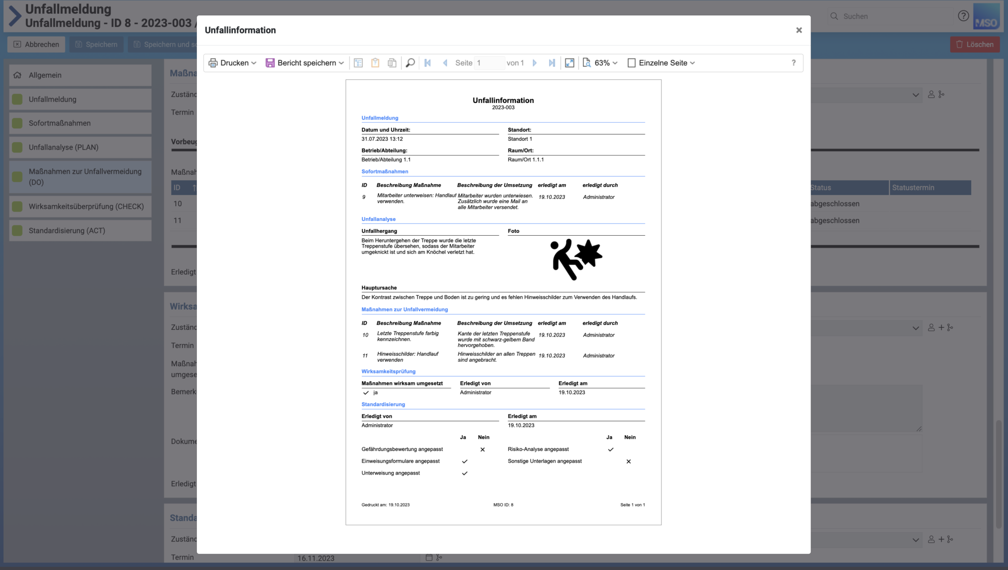 Accident Report - MSO