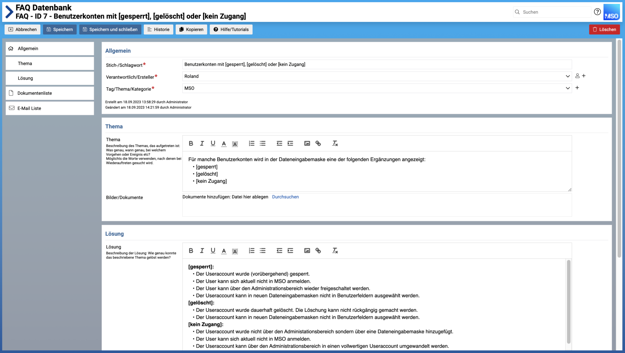 FAQ-Vorlage: Effektives Wissensmanagement im Unternehmen
